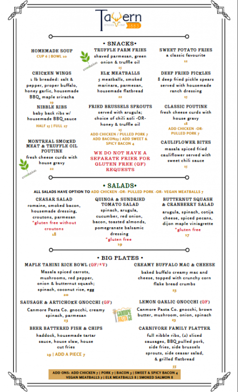 Tavern 1883 - Restaurant & Bar