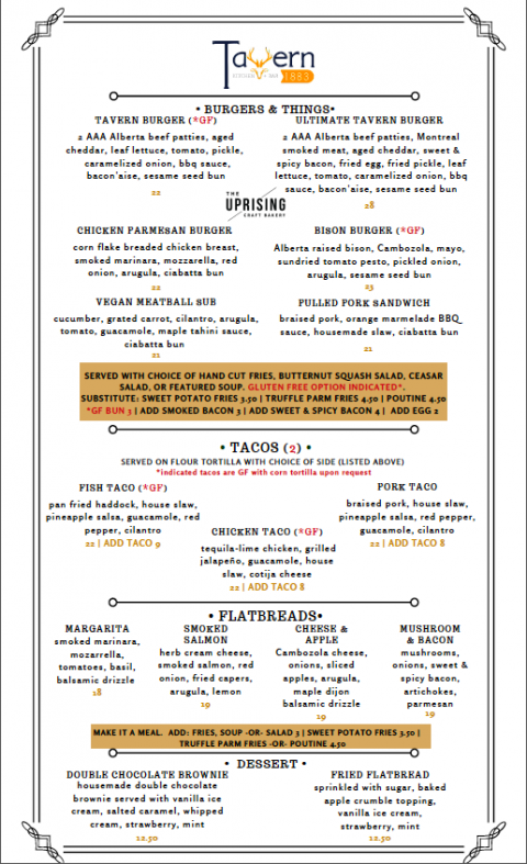 Tavern 1883 - Restaurant & Bar