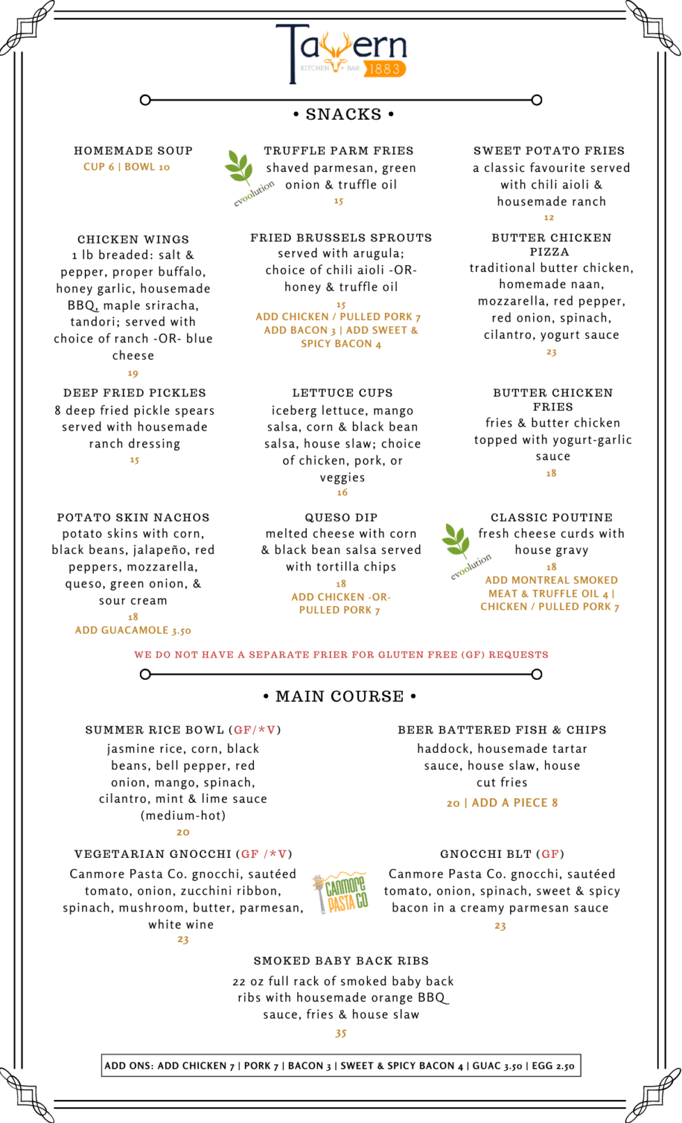 Tavern 1883 - Restaurant & Bar